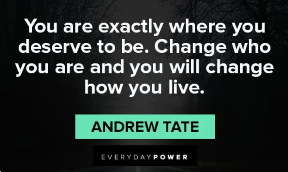 Why is the Andrew Tate story important? 🧵 Tate positions himself as a ...