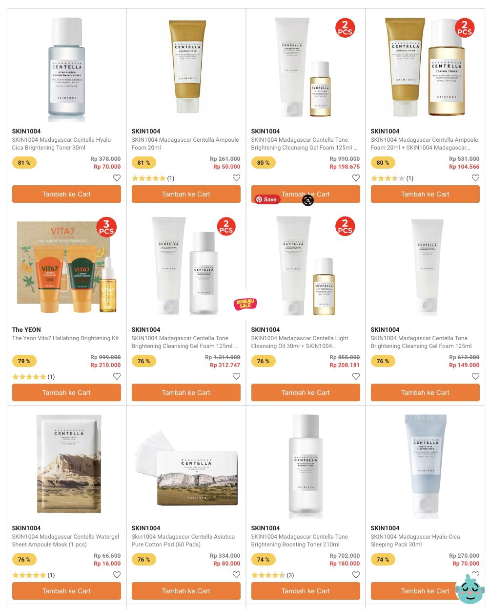 BerburuSale - Base Diskon Kukka on Twitter: "/info skin1004 diskon up to 80% di iStyle https://t ...