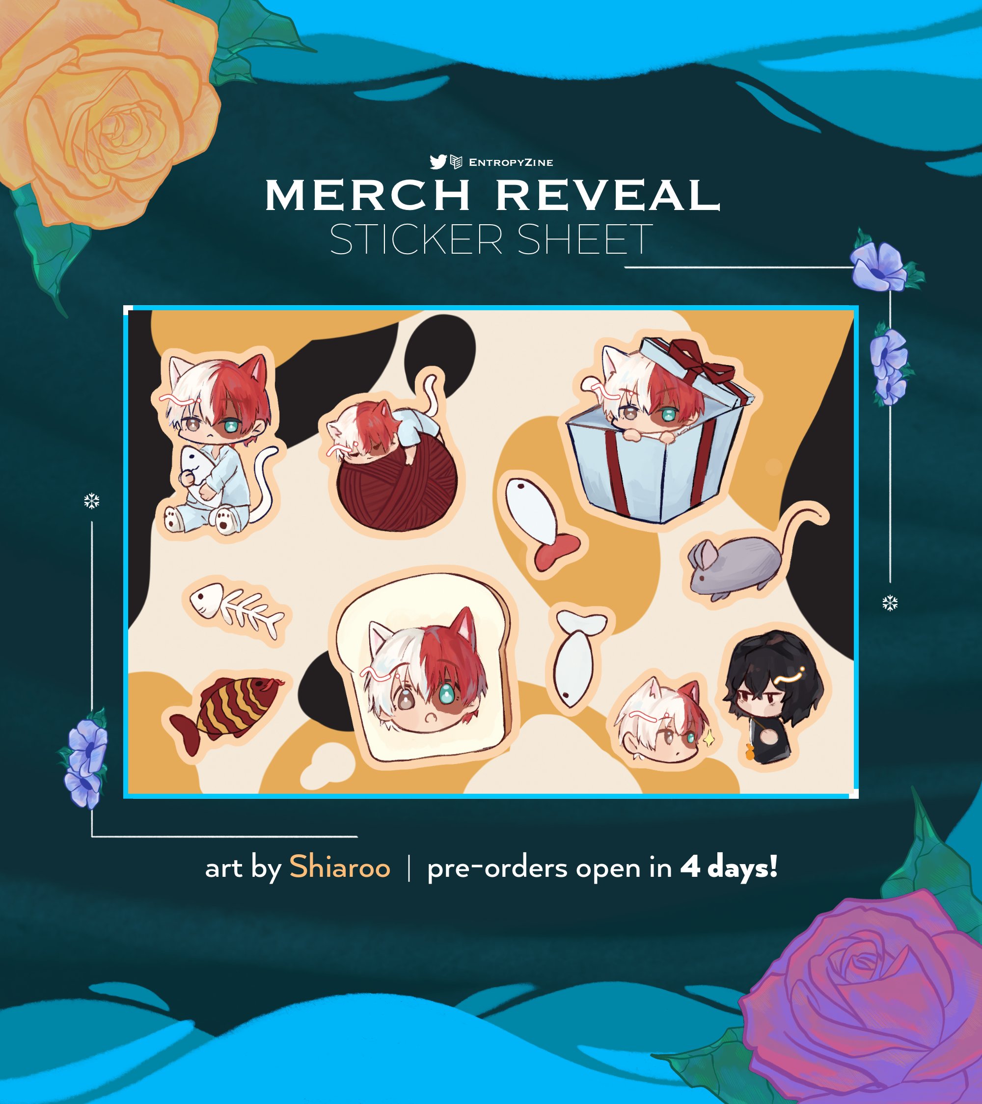 Entropy: A Todoroki Shouto Zine | PREORDERS! on Twitter: "🌹 FOUR DAYS UNTIL PREORDERS ️ Just ...