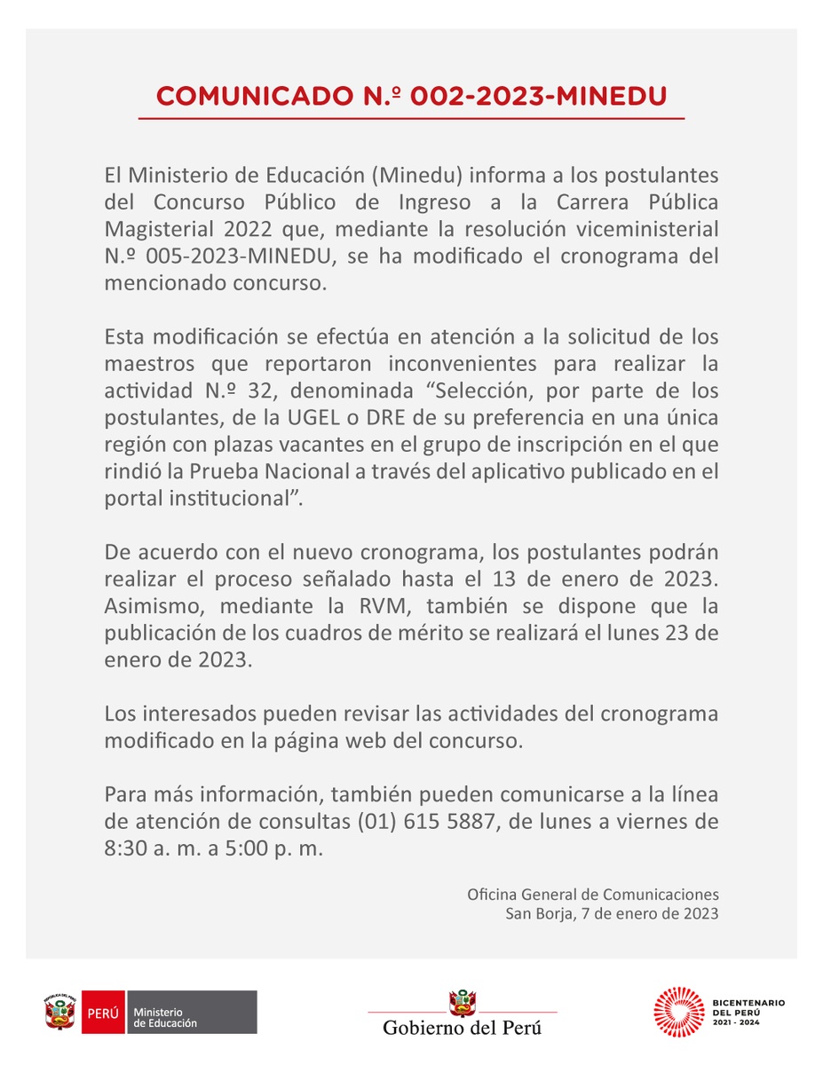 Ministerio de Educación on Twitter: Ministerio de Educación on Twitter: