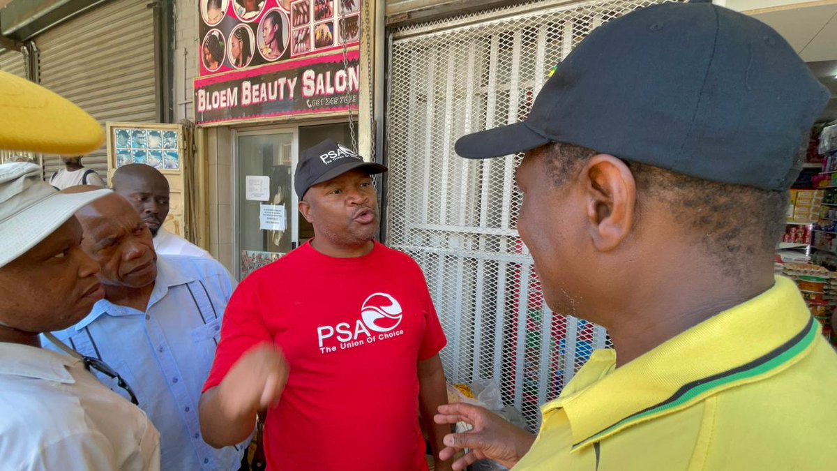 Paul Mashatile on Twitter: "We are conducting a blitz and walk-about in Mangaung CBD, inviting ...