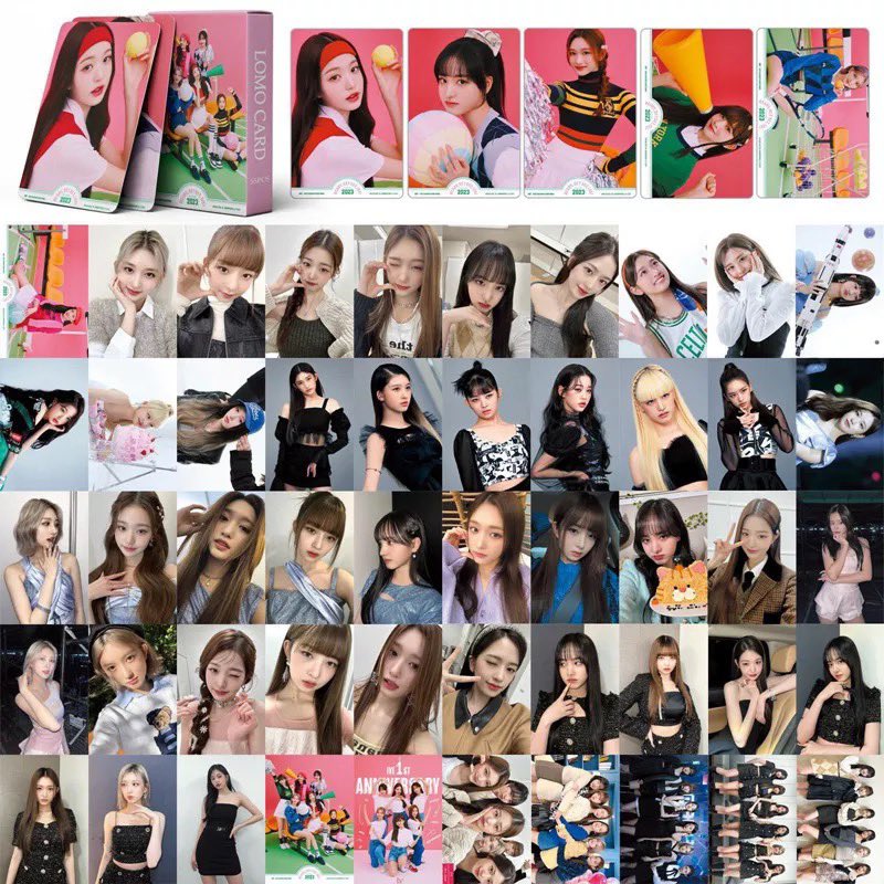 KPOP Best Seller on Twitter: "52pcs/set Kpop Ive Photocard Self Made Collection Cards Lomo Card ...