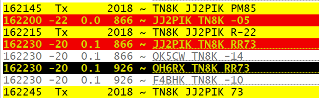JJ2PIK on Twitter: "TN8K 10.144 FT8 たった今できたみたい😍"