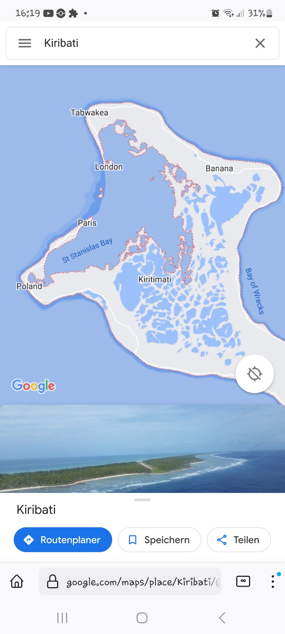 佳ちゃん ⚓ on Twitter: "@TerribleMaps Or for a smaller trip go to Kiribati to visit London, Paris ...