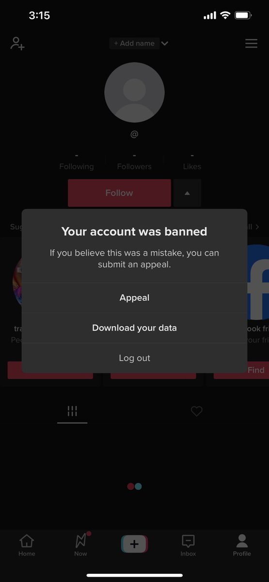 West’s on Vacation! on Twitter: "I’m literally sobbing right now, my tiktok has been suspended ...
