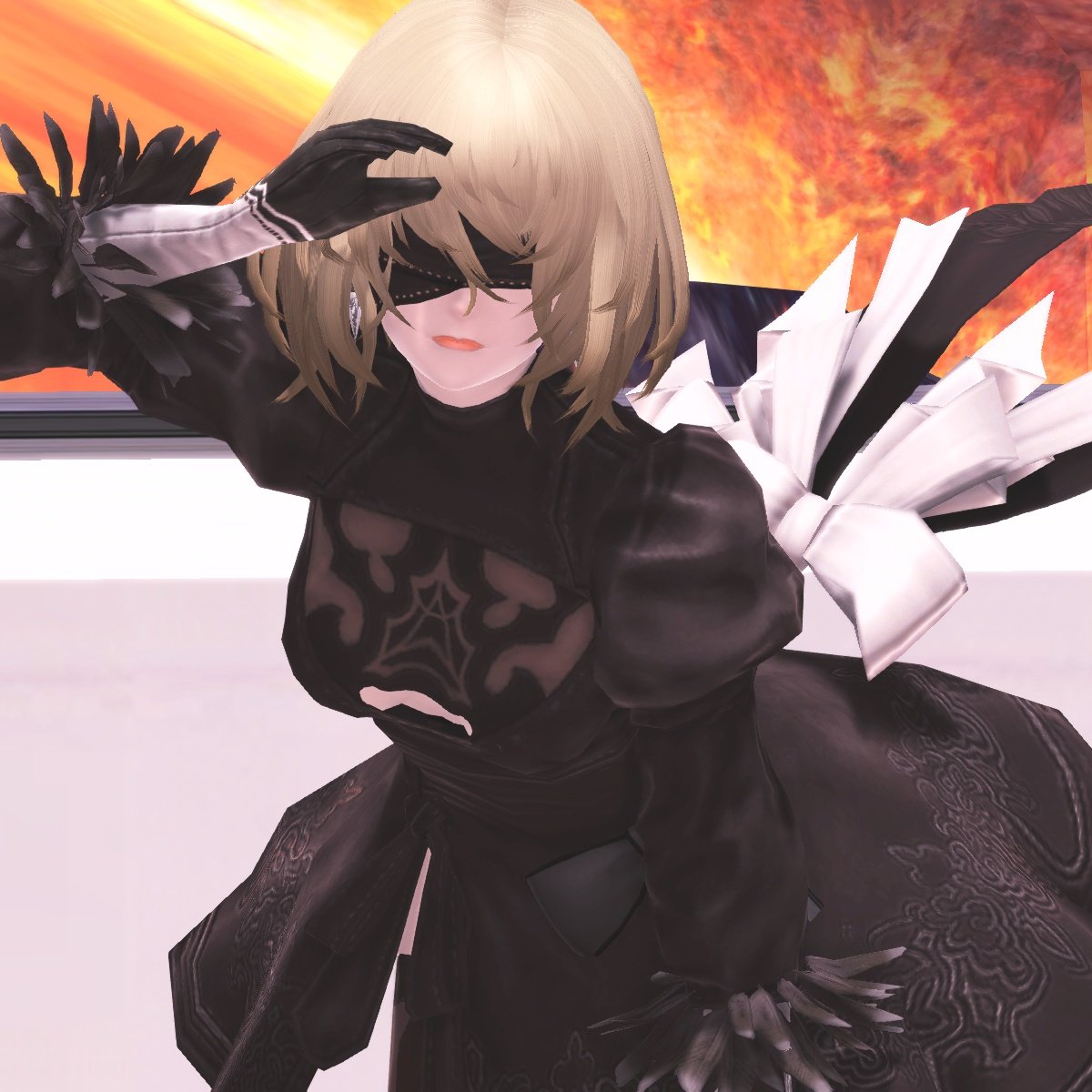 🌸まいまい🌸🐹🌻 on Twitter: "#ニーアオートマタ #人類に栄光あれ PSO2のコラボの時のSS(*'ω'*)なつかしい 2Bちゃんと9Sくんの髪型だけゲットできんかったw"