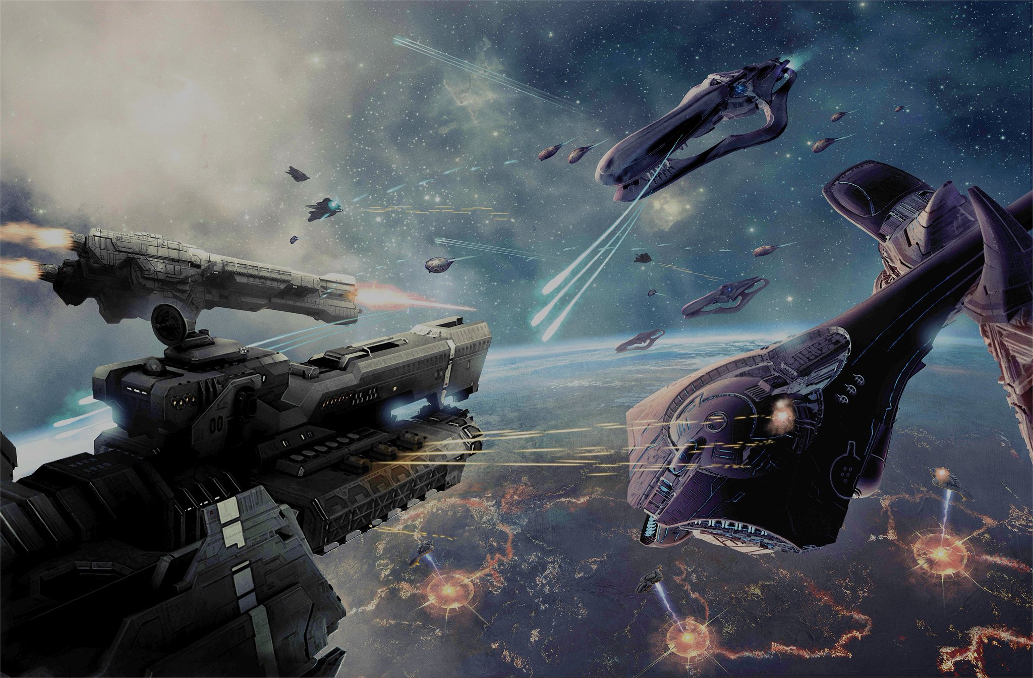 Halo Covenant Frigate