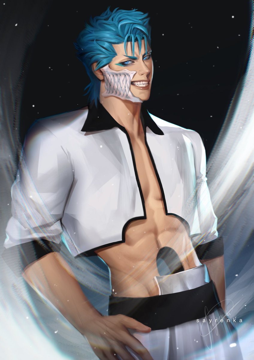 「he don't bite- #grimmjow #BLEACH_anime 」|Ren || working on comms ️のイラスト