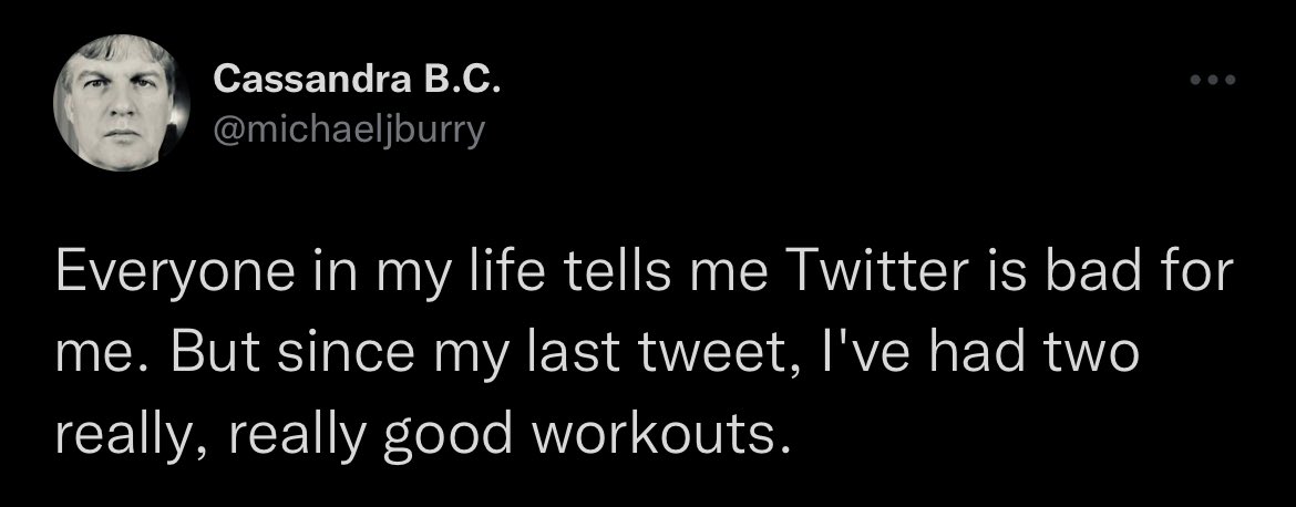Michael “Deleted” Burry on Twitter: Michael “Deleted” Burry on Twitter: