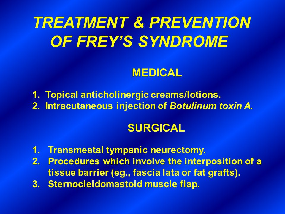 Freys Syndrome
