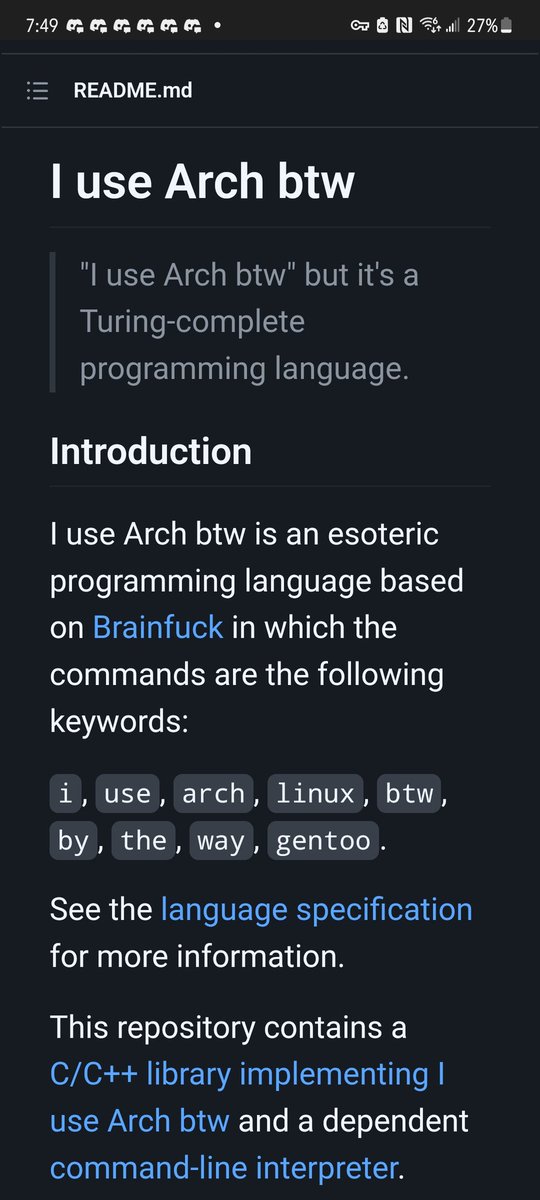 🏳️‍🌈AnarchoTak🏴🏳️‍⚧️ on Twitter: "as a arch Linux user I have decided to learn the programming ...