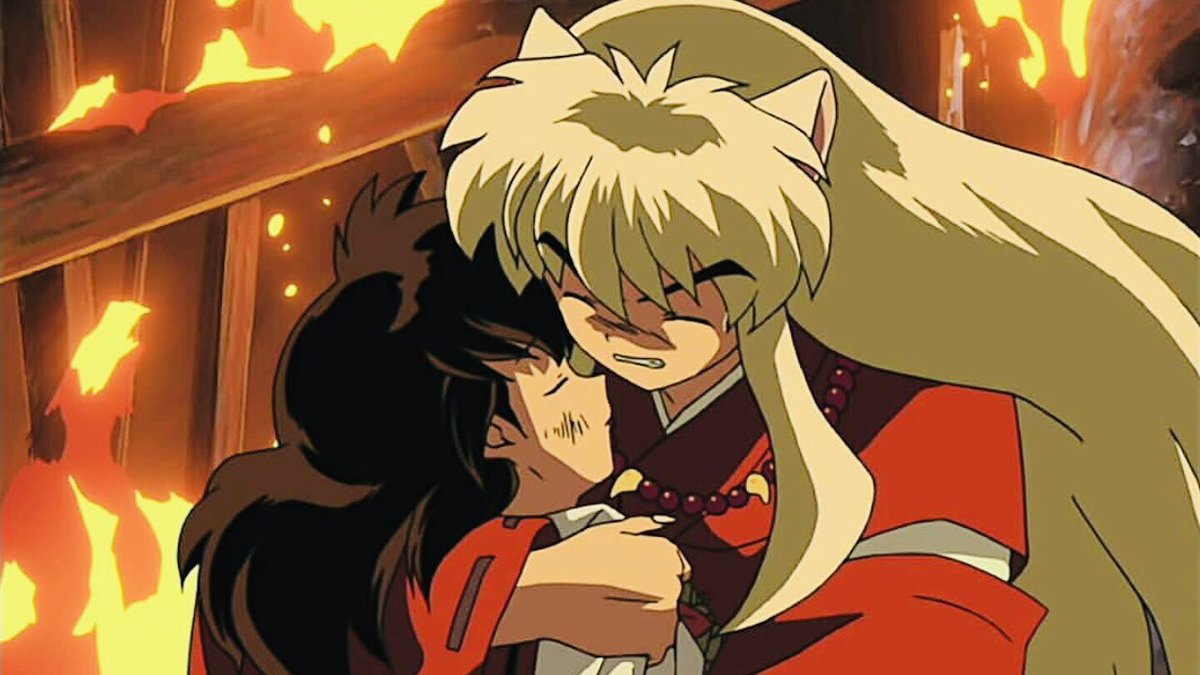 inukagmor ♡ on Twitter: "this arc gave me sm angst just looking at inuyasha’s tight grips to kagome"