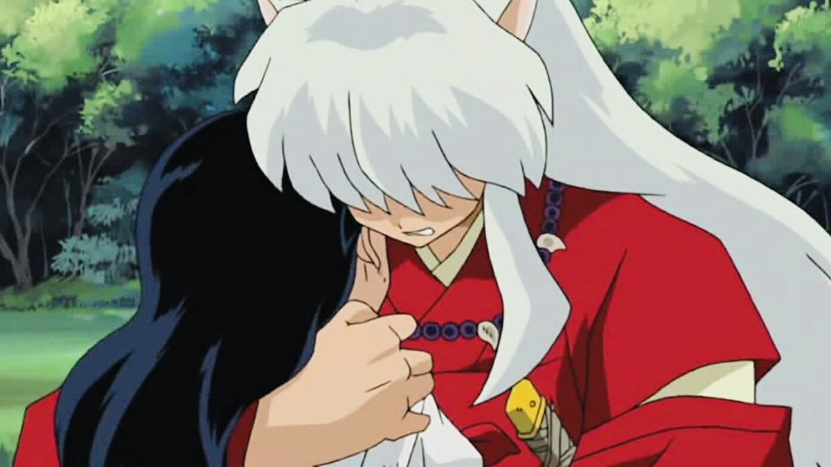 inukagmor ♡ on Twitter: "this arc gave me sm angst just looking at inuyasha’s tight grips to kagome"
