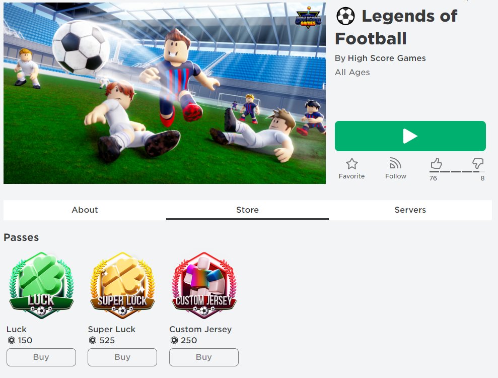 High Score Games on Twitter: "🏟️New Stadiums out now for 11v11 and 4v4! 🎟️Luck and Super Luck ...