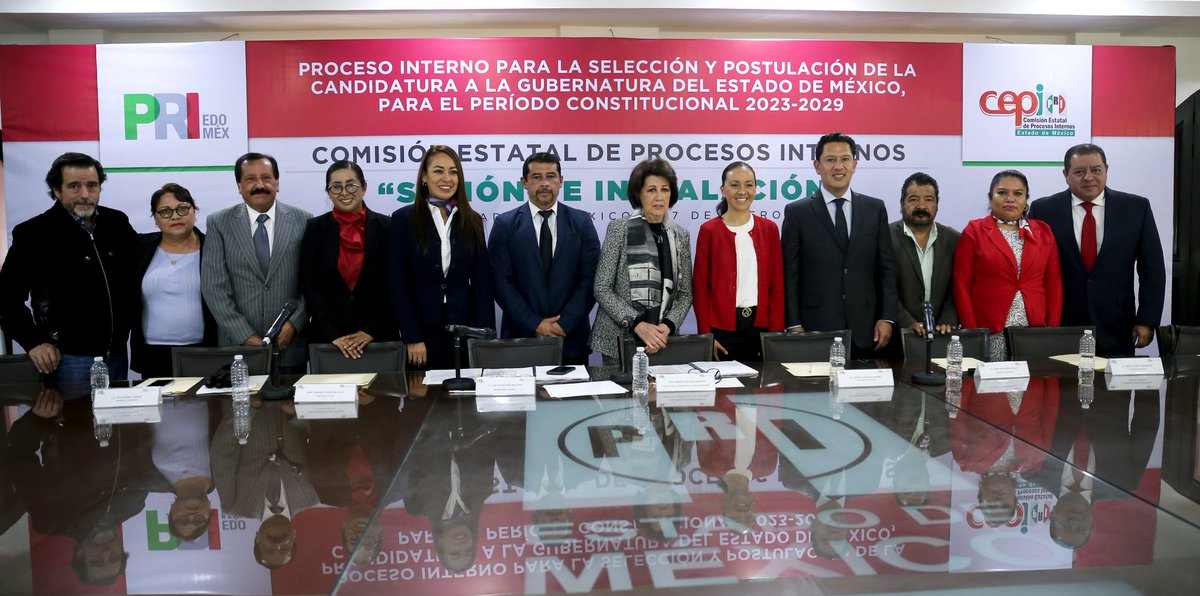 PRI Estado de México on Twitter: "Durante la sesión extraordinaria se instaló la Comisión ...
