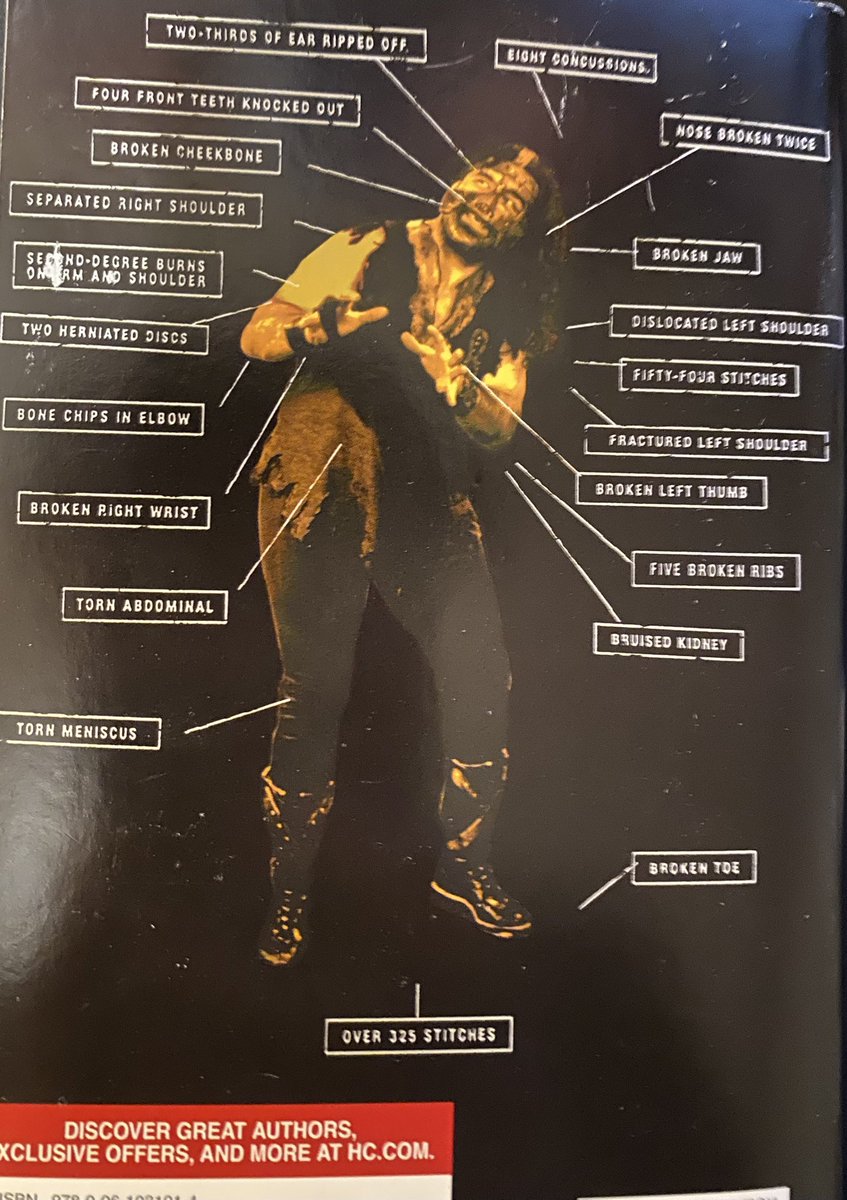 Pencil Neck Geek on Twitter: "On the back of Mankind’s book, (Have A ...