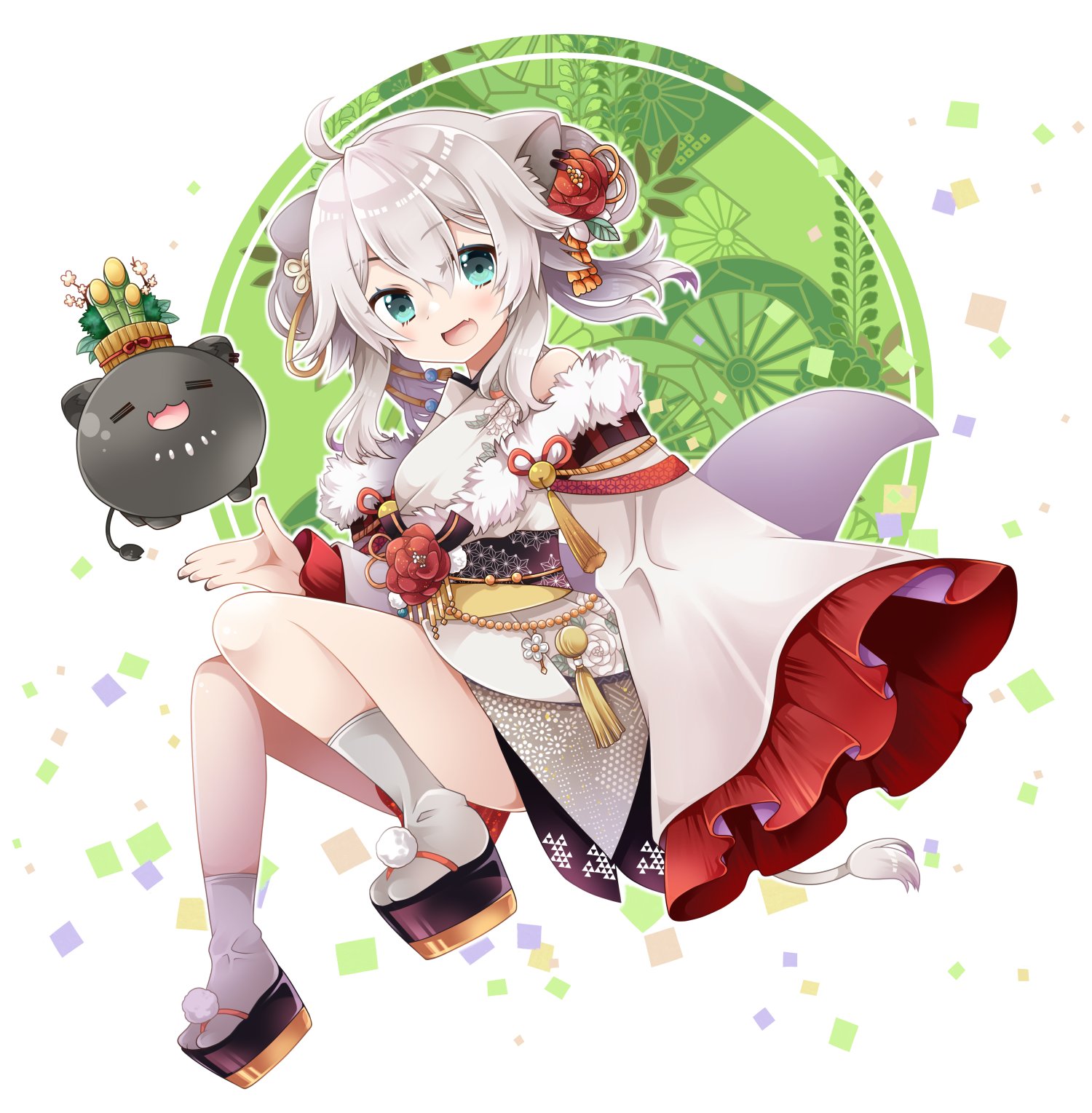 獅白ぼたん♌ホロライブ5期生 On Twitter Rt Mizukisoh 今年もししろん推すぞーって気合入れて書いてたら すでに8日で泣いた😩 着物の模様手書き楽しかったー 