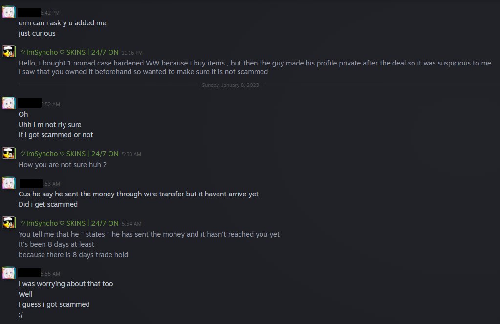 Syncho on Twitter: "⚠️WATCHOUT FOR THIS SCAMMER ⚠️ --- Discord Perma ID - 906257223632707624 ...