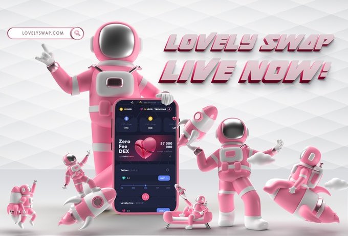 LOVELY SWAP on Twitter: "LOVELY SWAP Live Now! 💹 Tradable Tokens LOVELY/USDT LOVELY/WBNB RACA ...