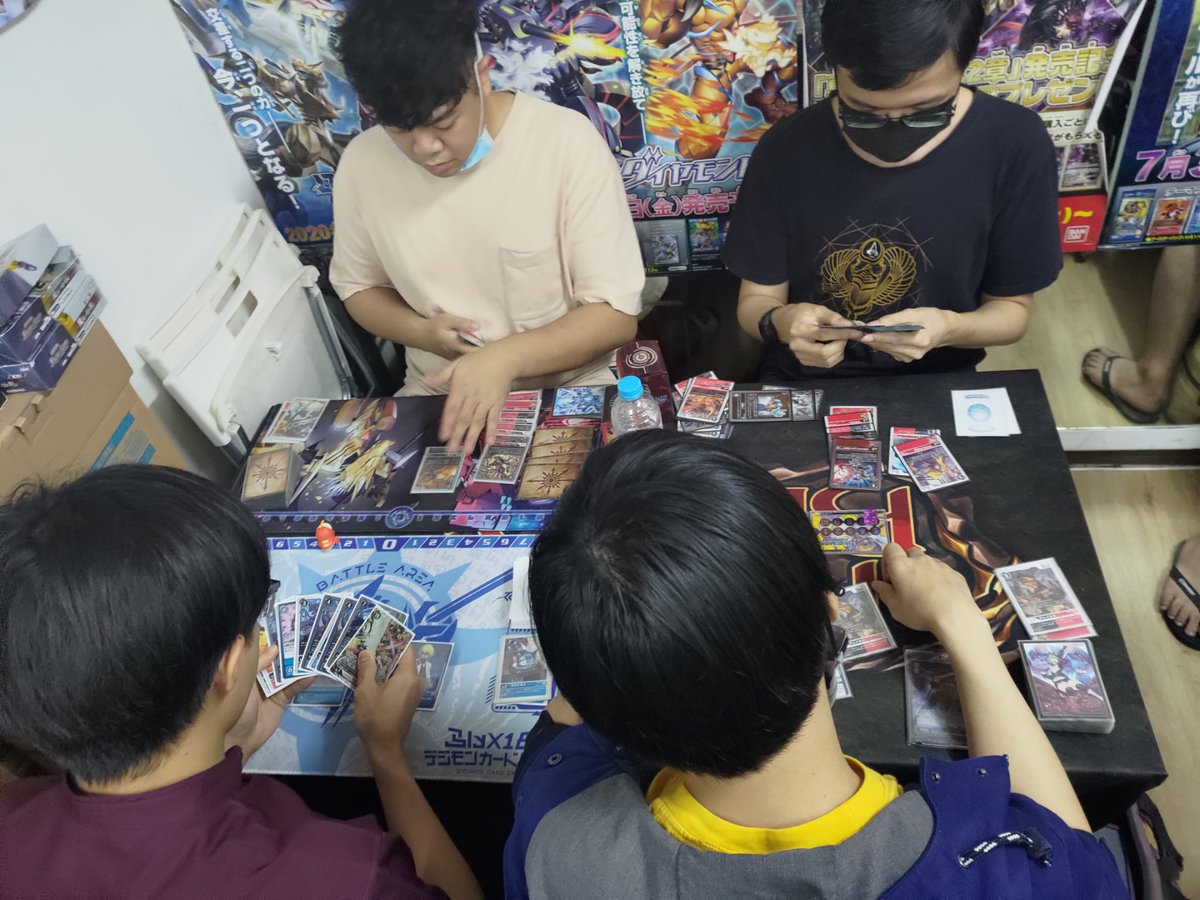 Game Academia (Singapore) on Twitter: "Digimon Card Game 1GP Top Cut round one happening now at ...