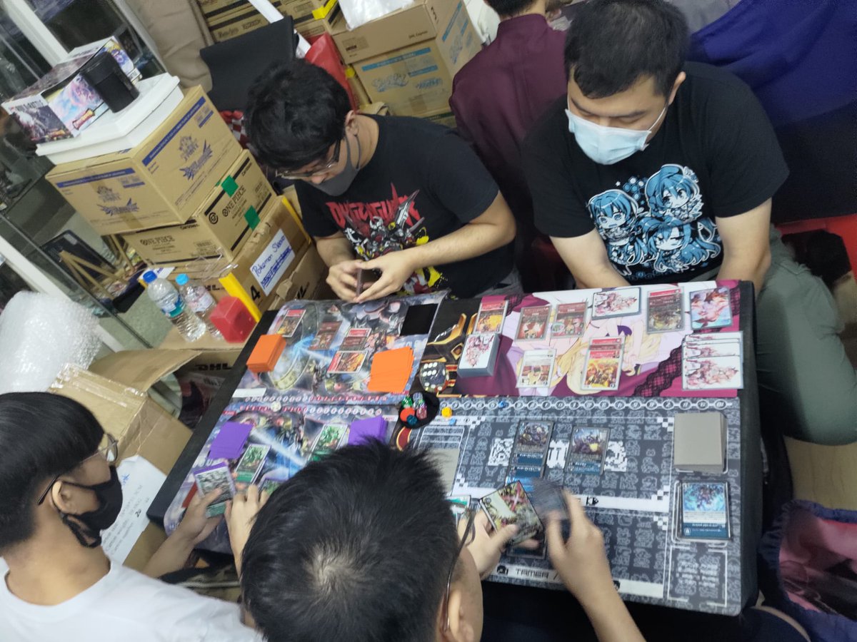 Game Academia (Singapore) on Twitter: "Digimon Card Game 1GP Top Cut round one happening now at ...