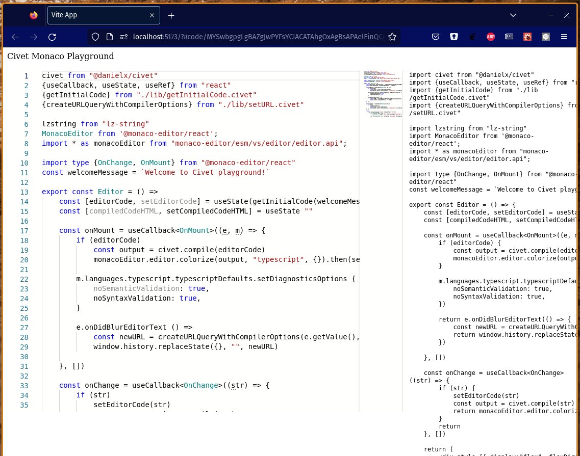orta@webtoo.ls --leave-this-site on Twitter: "Spent this morning exploring Civet: a language ...