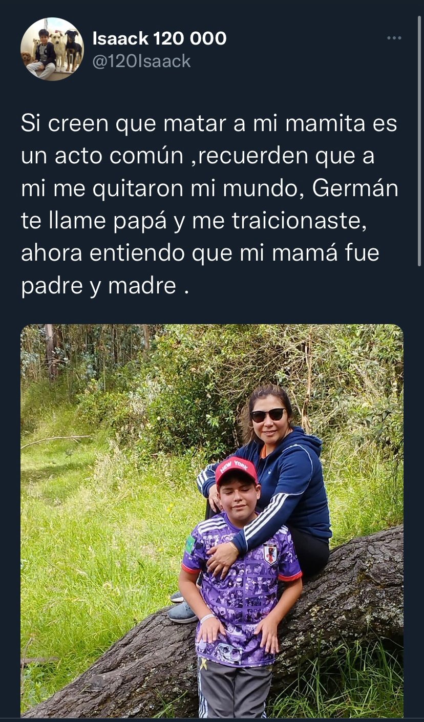 Ecuadorinmediato on Twitter: "‼️#URGENTE Isaac, hijo de María Belén Bernal, envía un mensaje ...