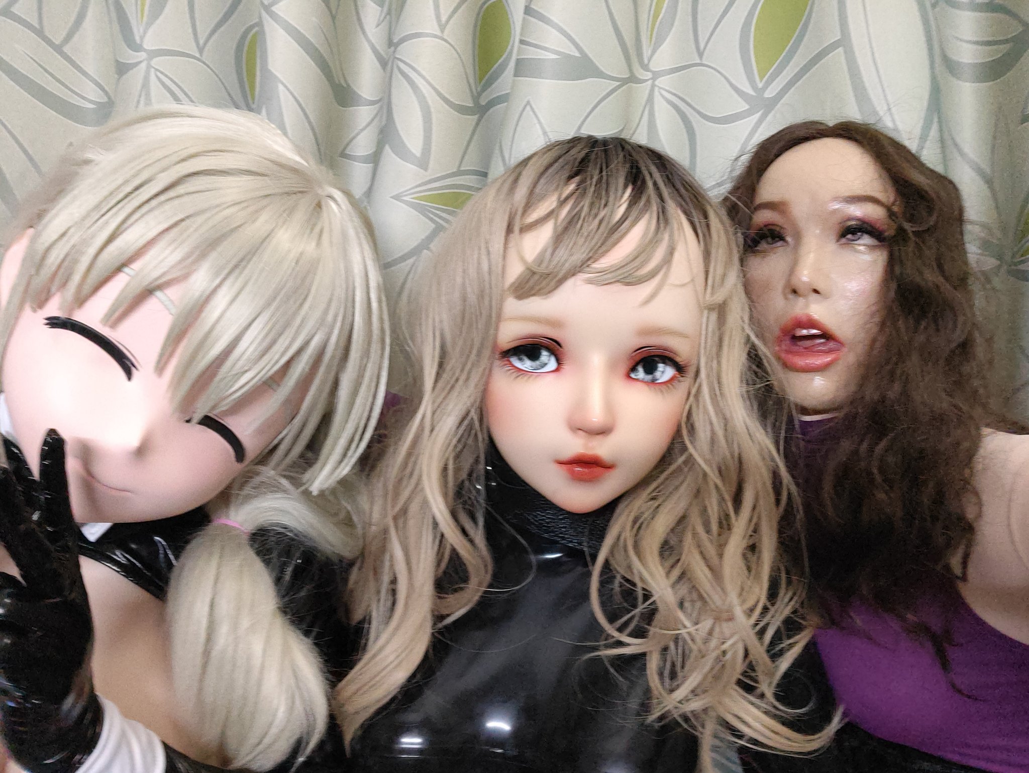 洛妖 on Twitter: "#latex #乳胶衣 #kigurumi #kigurumi皮 #女装 #欲桃 #DMS #dreammask 终于！好久没有贴贴了！ （这欲桃怎么看着傻傻的 ...