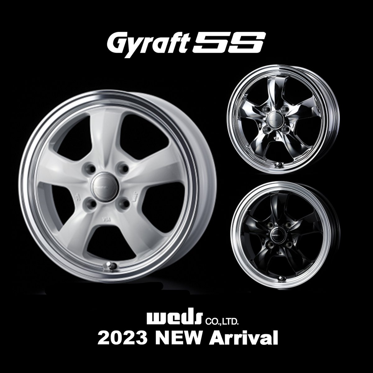 weds CO.LTD／ウェッズ on Twitter: "【2023 NEW!! Gyraft 5S】 K-CARを向けNewブランド #Gyraft の第2弾「5S」がデビュー ...