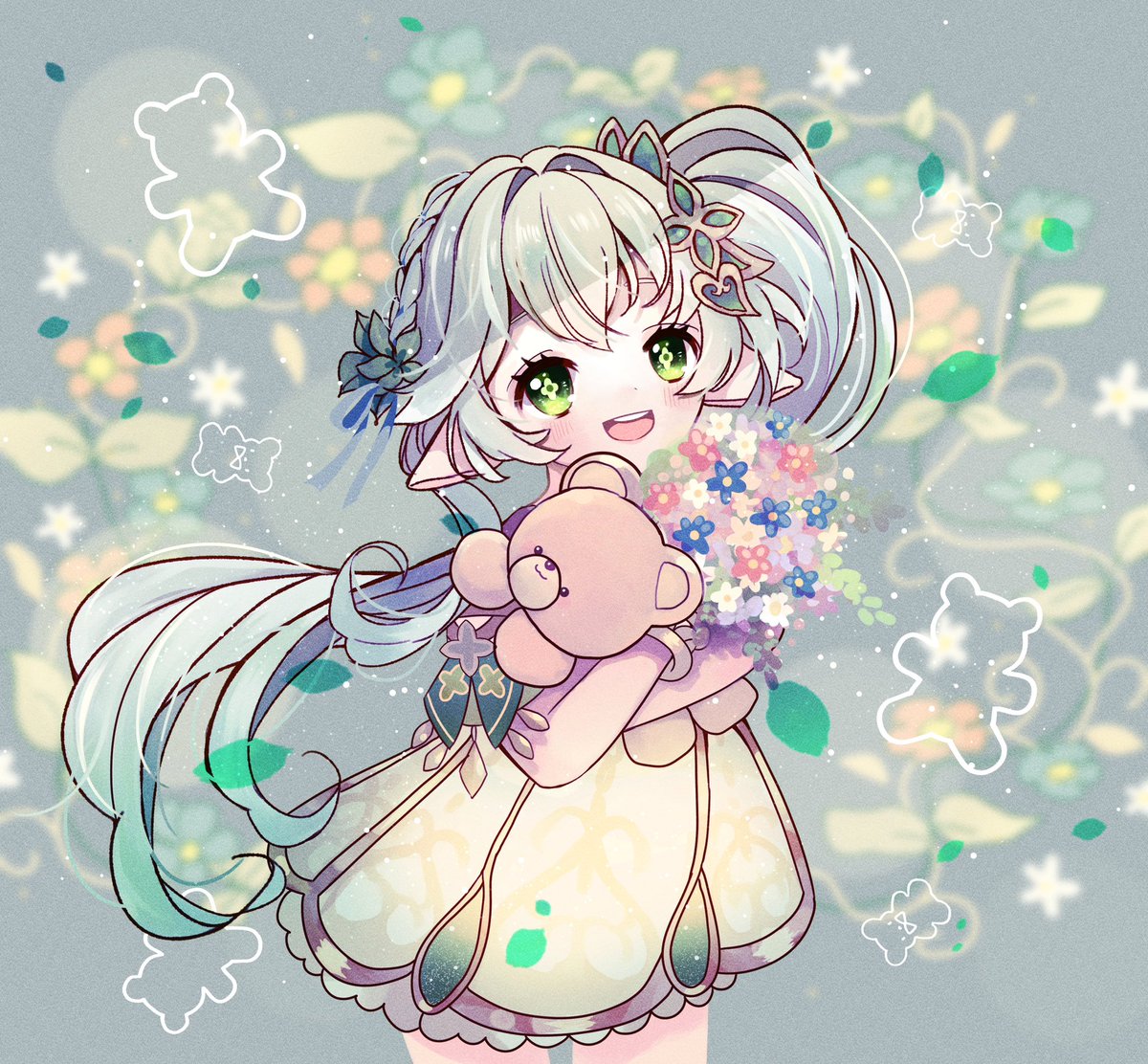 ナヒーダ原神 「リクエスト頂いた原神のナヒーダちゃん 」きゃんのイラスト