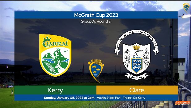 Munster GAA on Twitter: "See below the team sheet for Kerry v Clare in the McGrath Cup Football ...