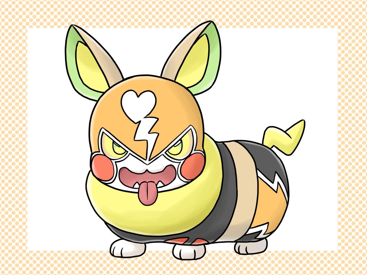 yamper no humans tongue pokemon (creature) solo dog green eyes tongue ...