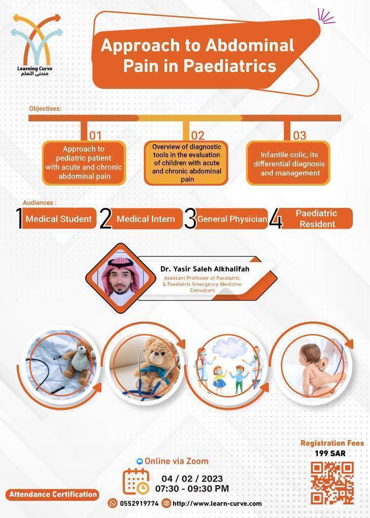 DoctorKSA Medical on Twitter: "REGISTER NOW! Approach for abdominal pain in paediatrics 🔺By Dr ...