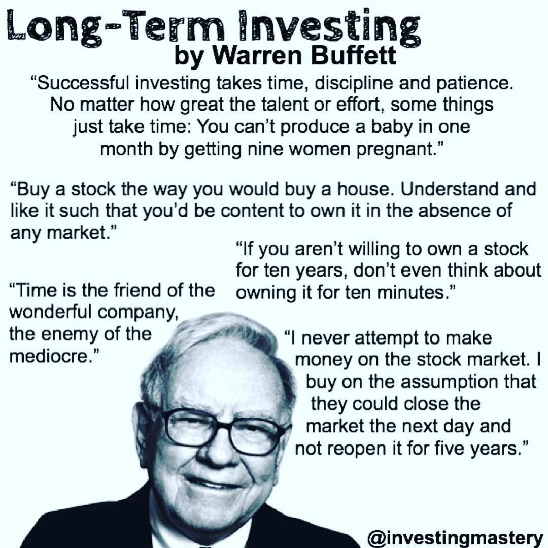 Investing is so hard because people micro manage too much. They ...