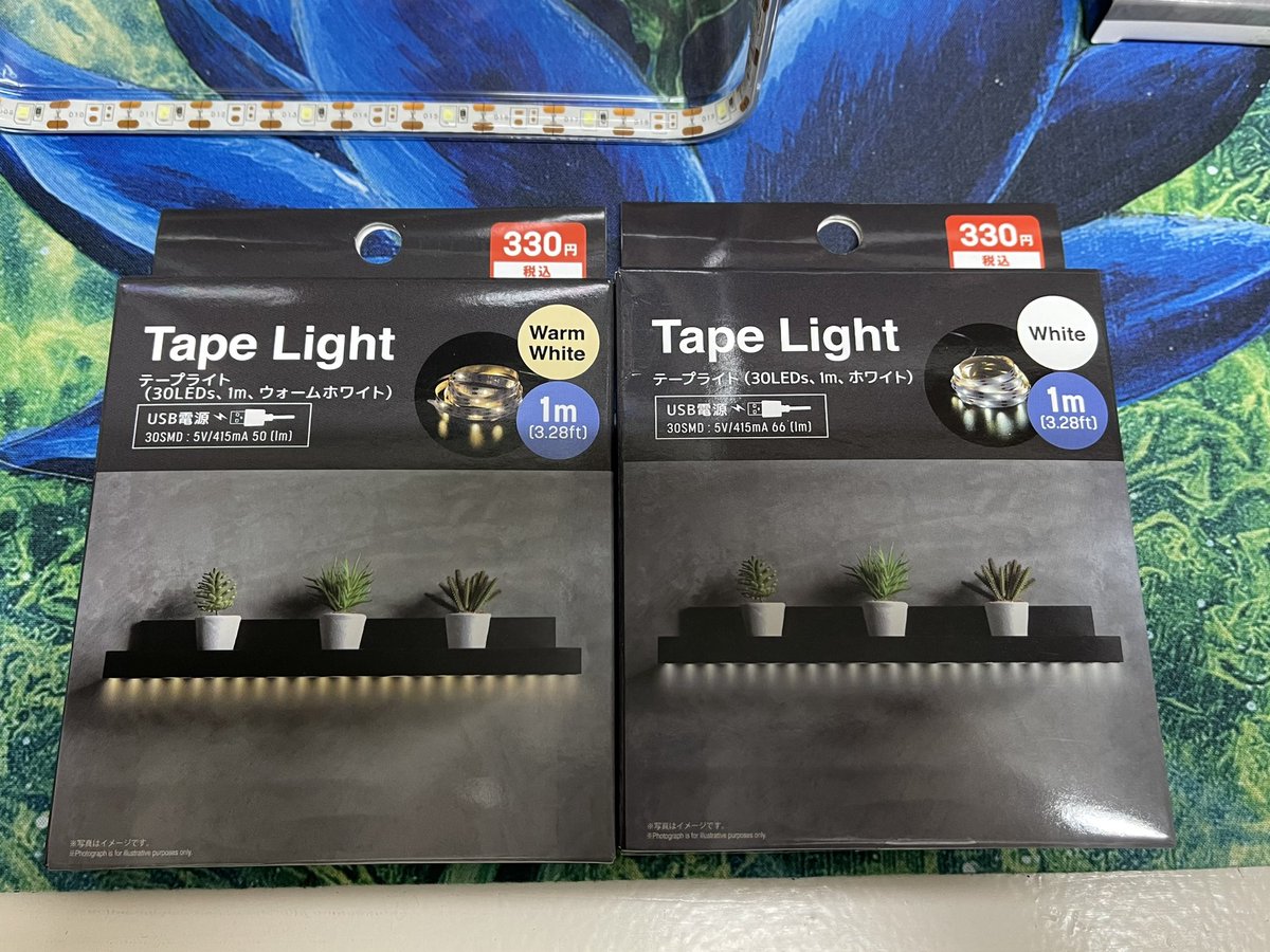 ダイソー『LEDテープライト』がSNSで話題に！インテリア、フィギュア、ミニチュアのライトアップにも | Jocee