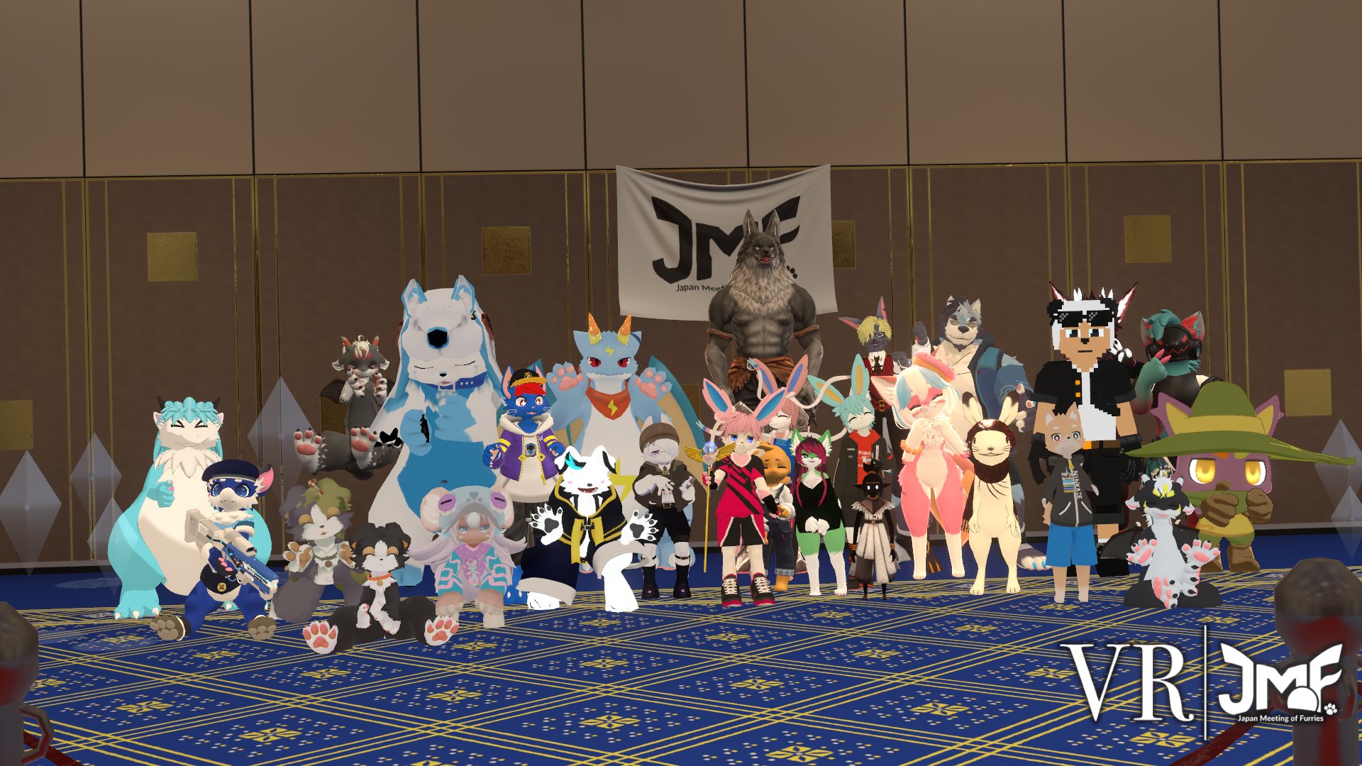Ainhart🔜Anthrocon on Twitter: "JMOF VR Group Photo. It was a blast hanging in the event. https ...