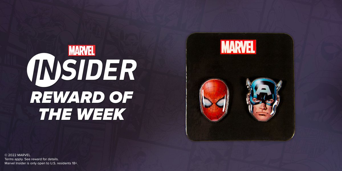 Add this set of Spider-Man and Captain America pins to your collection ...