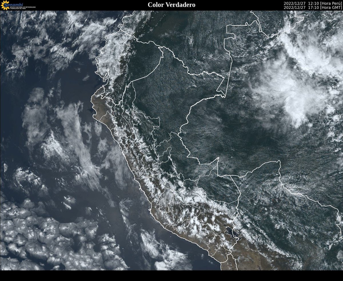 Senamhi On Twitter Ahora Selva Peruana Presenta Cielo Con Escasa