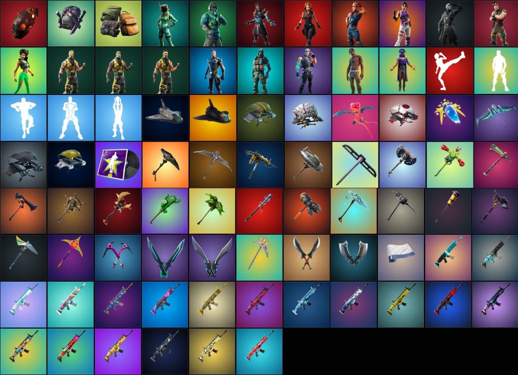 Gl1tch - Fortnite News on Twitter: "Alle Items die derzeit einen aktualisierten Shop assit haben ...