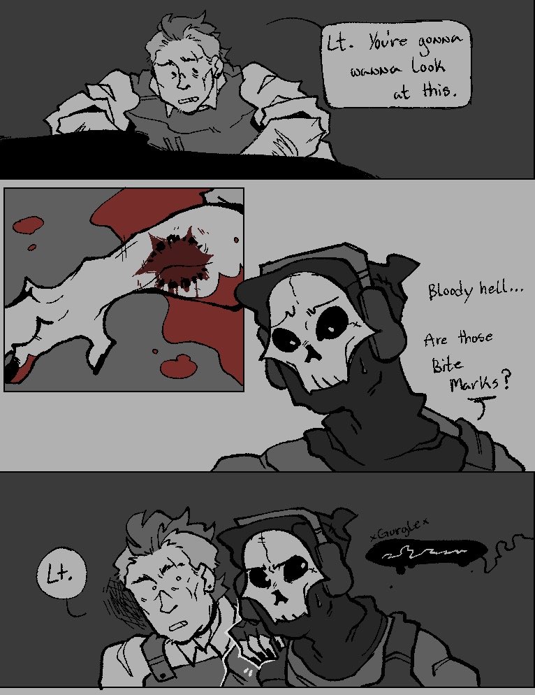 Zombie Bite Mark Cartoon