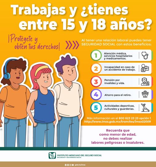 Imss Tabasco On Twitter Sabíasque Si Tienes Entre 15 Y 18 Años De
