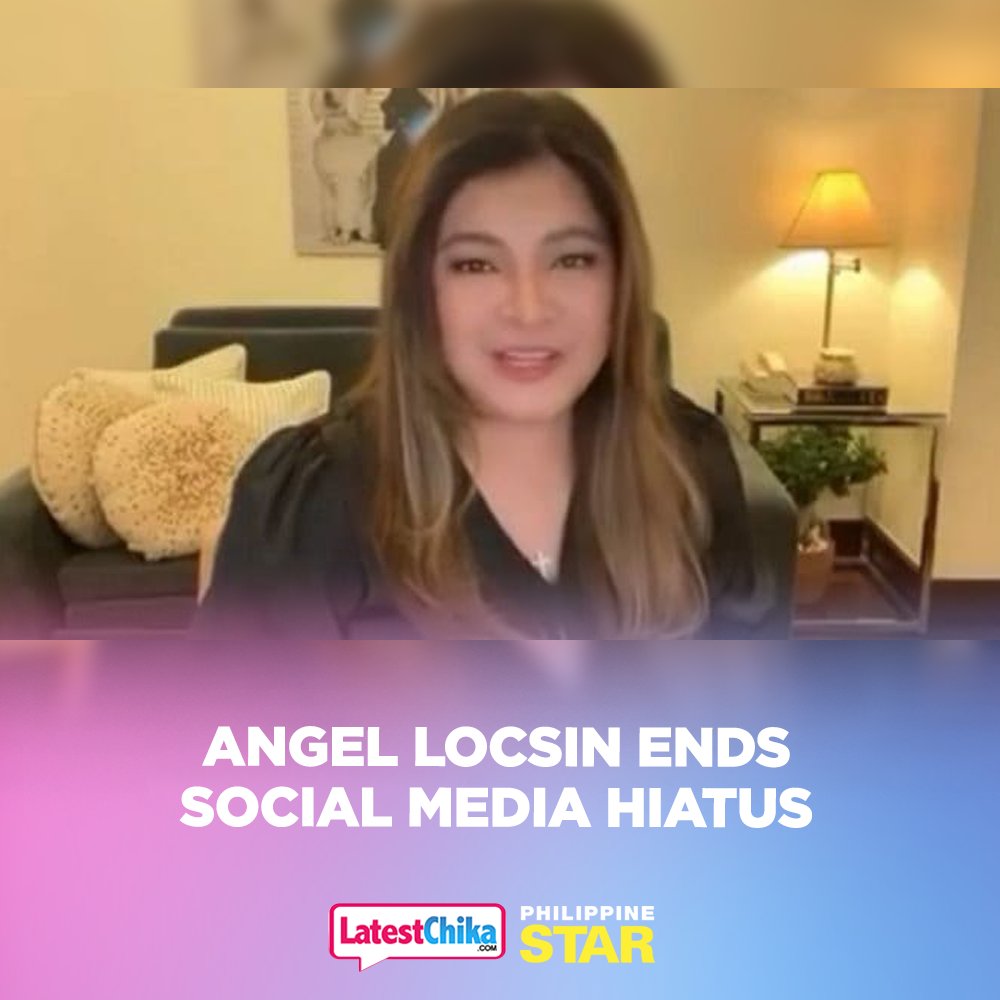 The Philippine Star on Twitter: "Angel Locsin has finally made her presence felt on social media ...