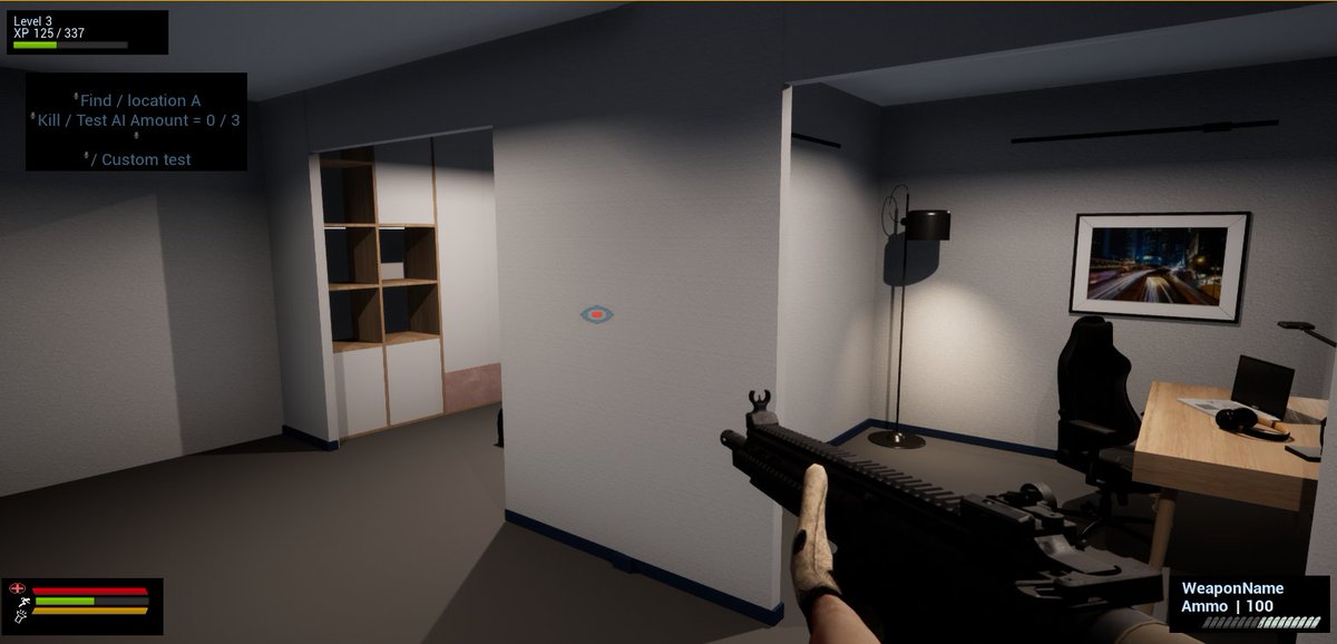 Started on the quest system for the gamejam project "Out of ammo" #UnrealEngine #UE4 #Gamedev # ...