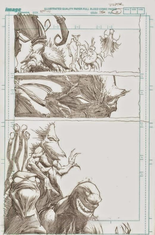Daily Spawn Archive on Twitter: "RT @SpawnArchive: The unused first pages for Spawn #186. Art by ...