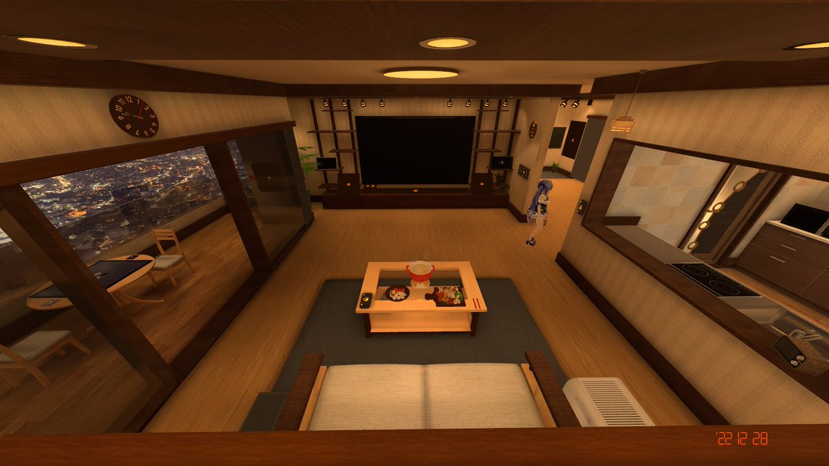 VRChat_world紹介Bot on Twitter: "RT @ojousama2022: 最近、気に入ってホームにしているワールドですわ！ 景色も良くてゲームも出来るしお風呂も入れて ...