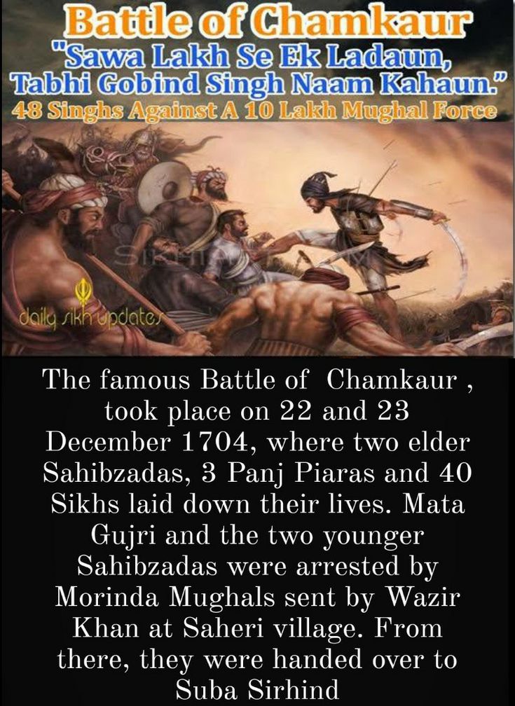Did you know? ⚜️The Battle of Chamkaur or also known as Battle Of ...
