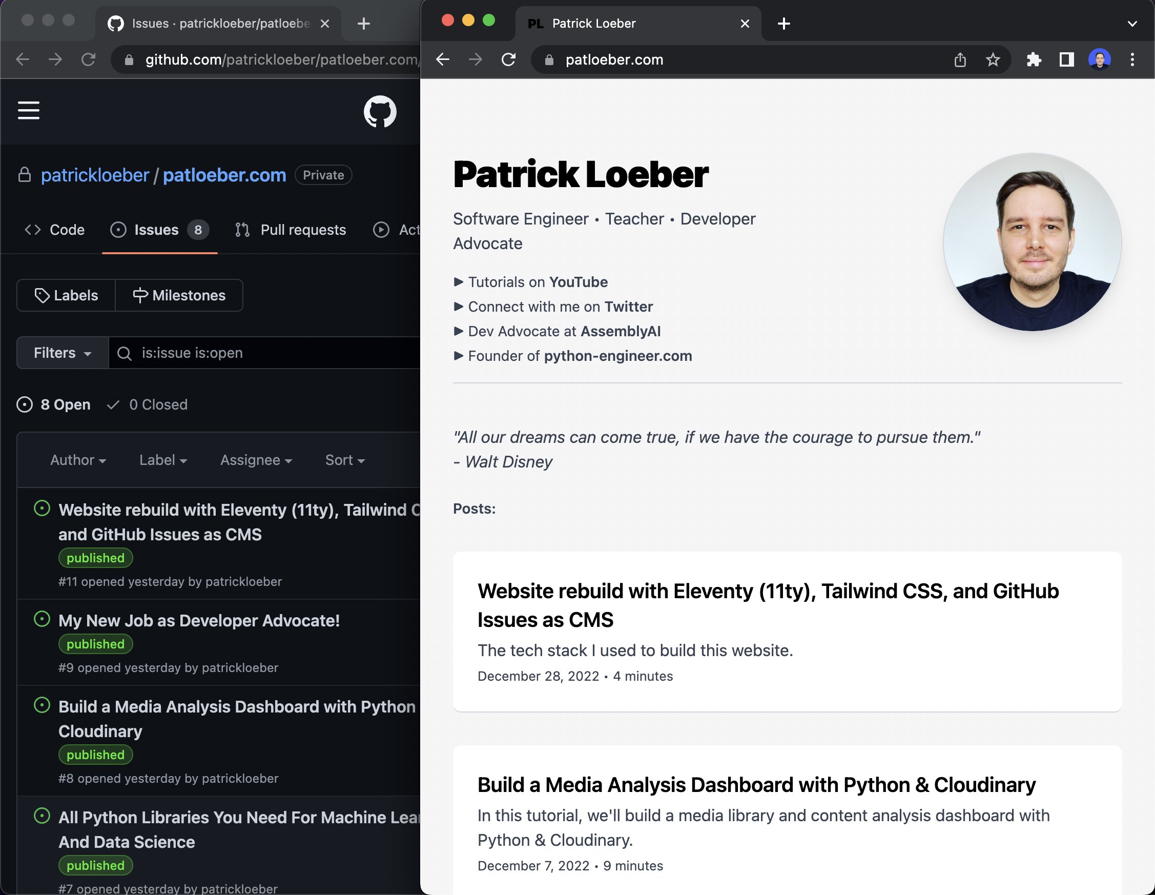 shawn swyx wang on Twitter: "Moved SwyxKit to use GitHub Issues as default CMS: https://t.co ...