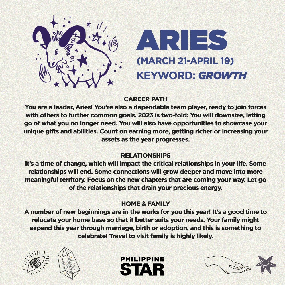 The Philippine Star on Twitter: "ARIES (March 21-April 19)"