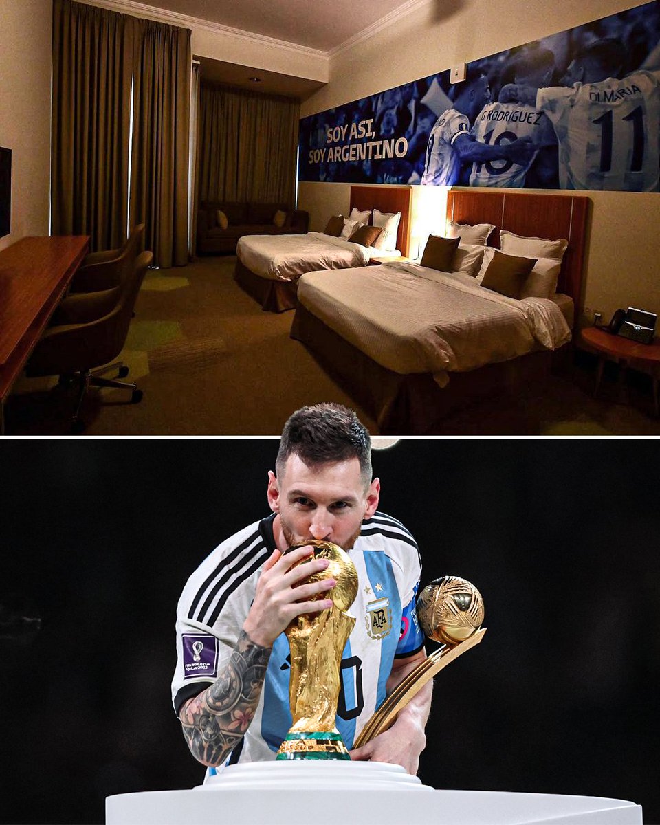 ESPN FC on Twitter: "Qatar University plan on turning the room Lionel Messi stayed in during the ...