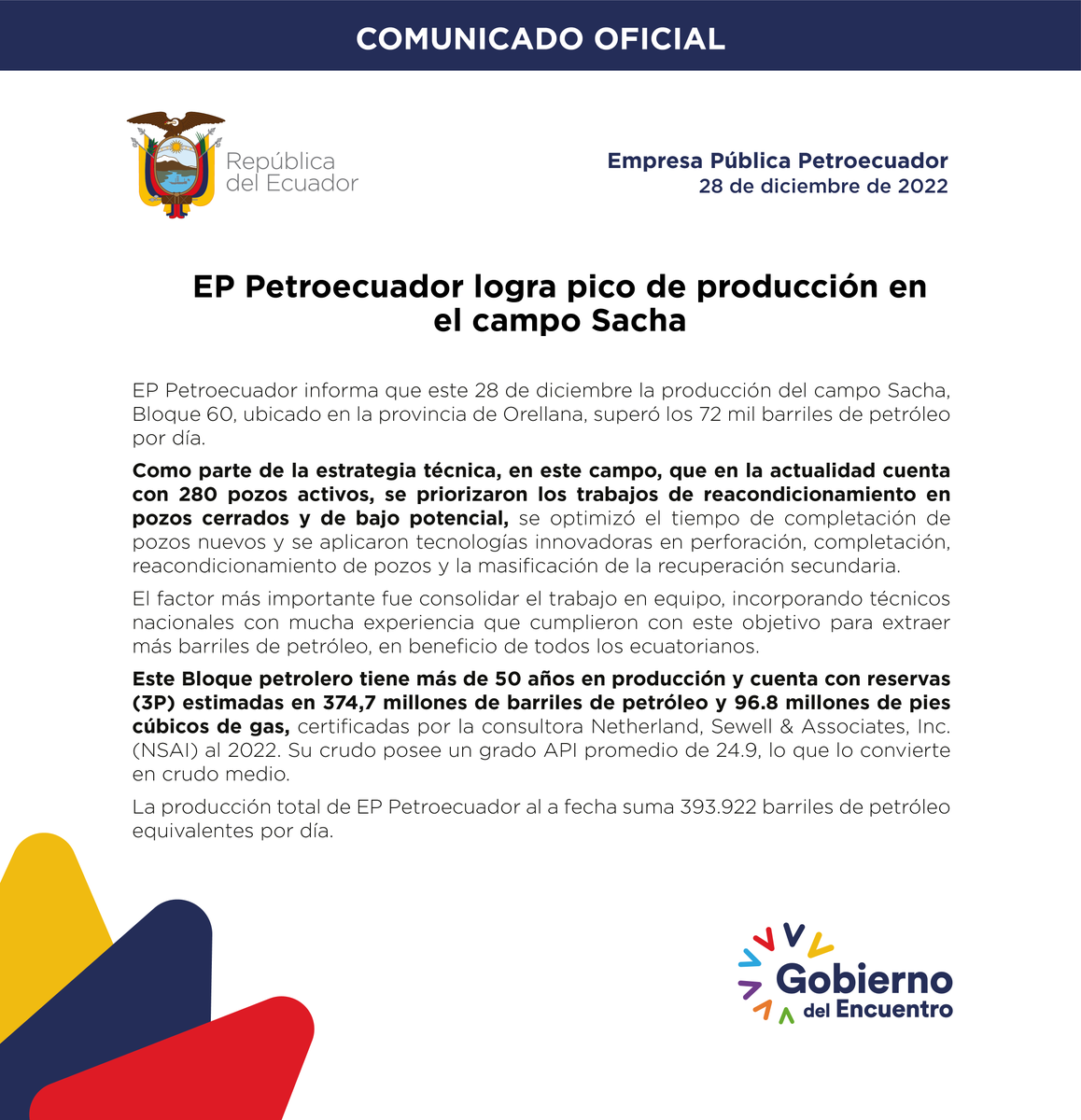 EP PETROECUADOR on Twitter: EP PETROECUADOR on Twitter: